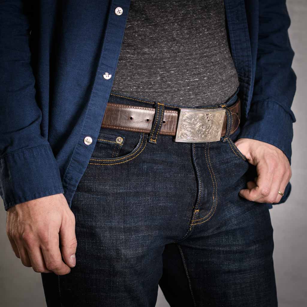 ENGRAVED BOX TROPHY BUCKLE