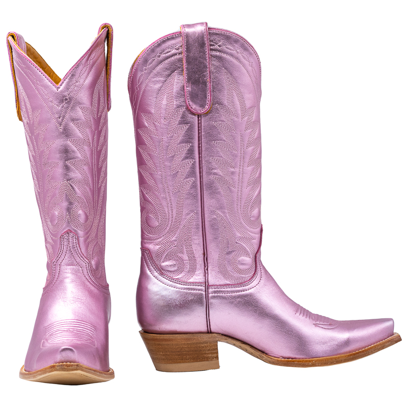 OLD GRINGO PINK METALLIC BOOTS