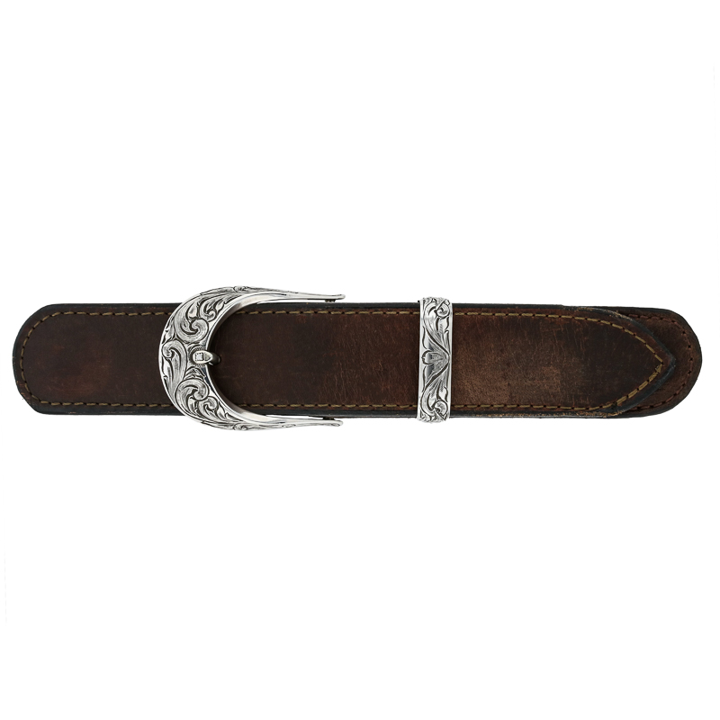 1.5-INCH ALICE FILIGREE DIAMOND BUCKLE SET