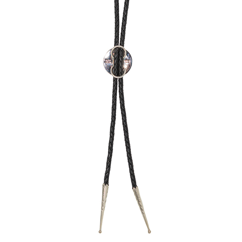 GOLD STAR ROPE EDGE BOLO TIE