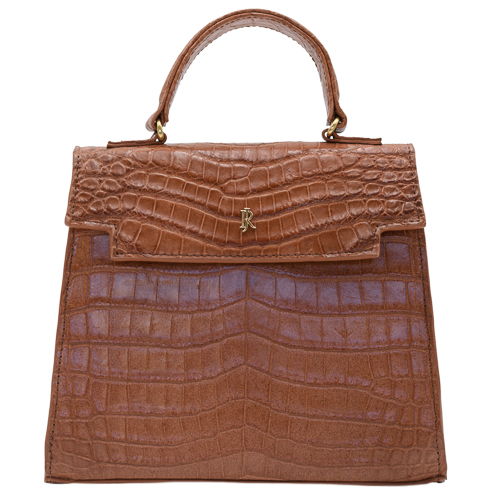 ELEANOR BAG IN BLACK & WHITE PYTHON