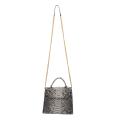 ELEANOR BAG IN BLACK & WHITE PYTHON