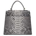 ELEANOR BAG IN BLACK & WHITE PYTHON