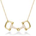 BIT OF LOVE SMALL YELLOW GOLD NECKLACE
