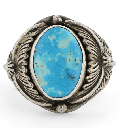 NAVAJO SINGLE STONE RING