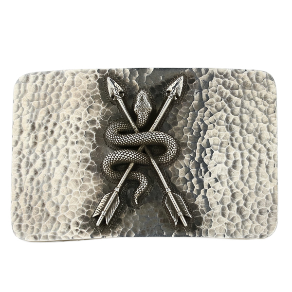 BISON SKULL VICKSBURG TROPHY BUCKLE