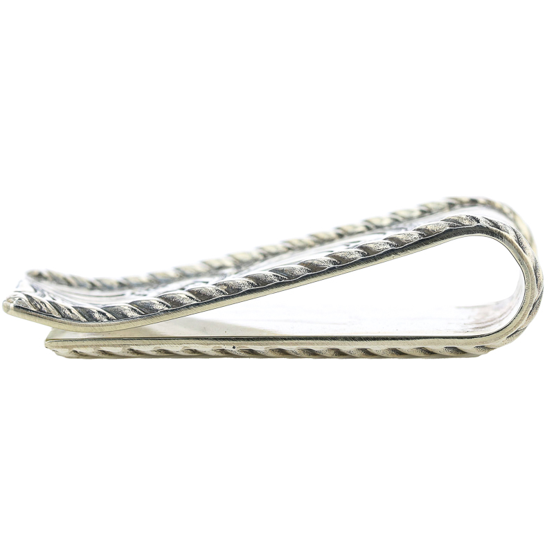 EMBOSSED ROPE EDGE MONEY CLIP