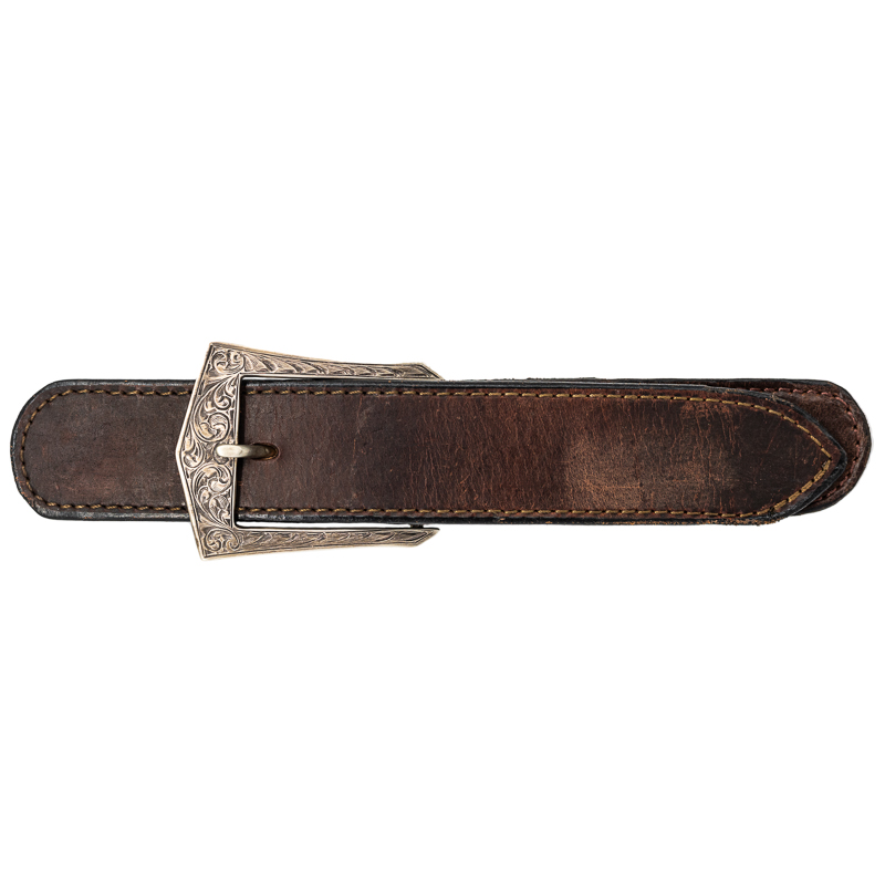 1.5" ENGRAVED PATINA BUCKLE