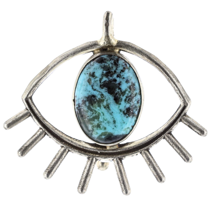 TURQUOISE EYE BRIM PINCH