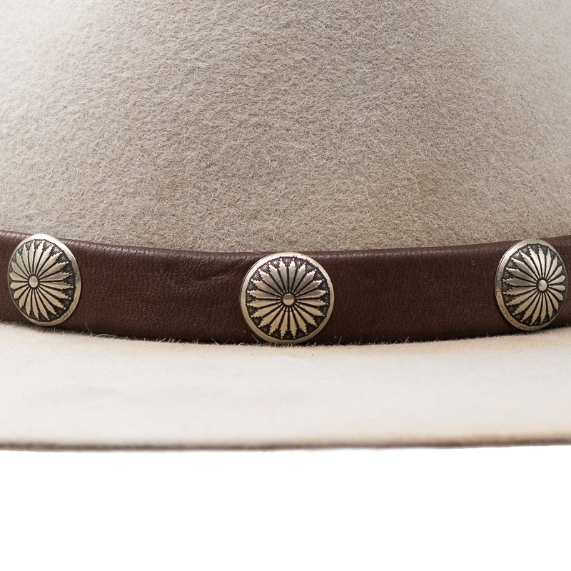 LAMPMAN CONCHOS BROWN HAT BAND