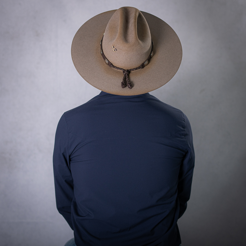 NATURAL BEAVER BLEND HAT