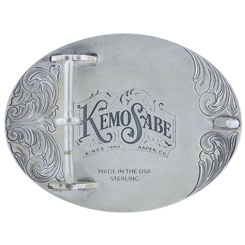 ENGRAVED OVAL TROPHY BUCKLE