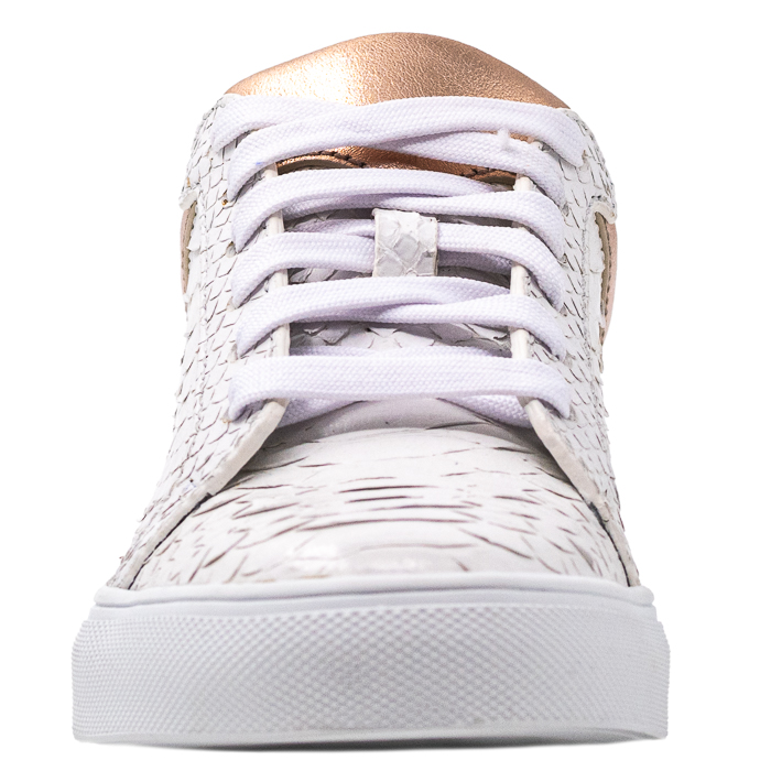 WHITE PYTHON SNEAKER