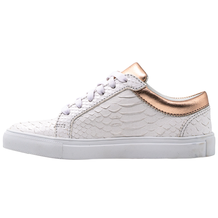 WHITE PYTHON SNEAKER