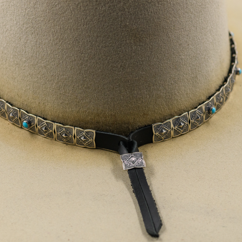 BROKEN TRAIL RIDER TURQUOISE HAT BAND