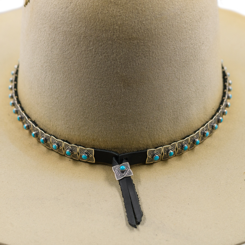 WESTERN SLEEPING BEAUTY TURQUOISE HAT BAND