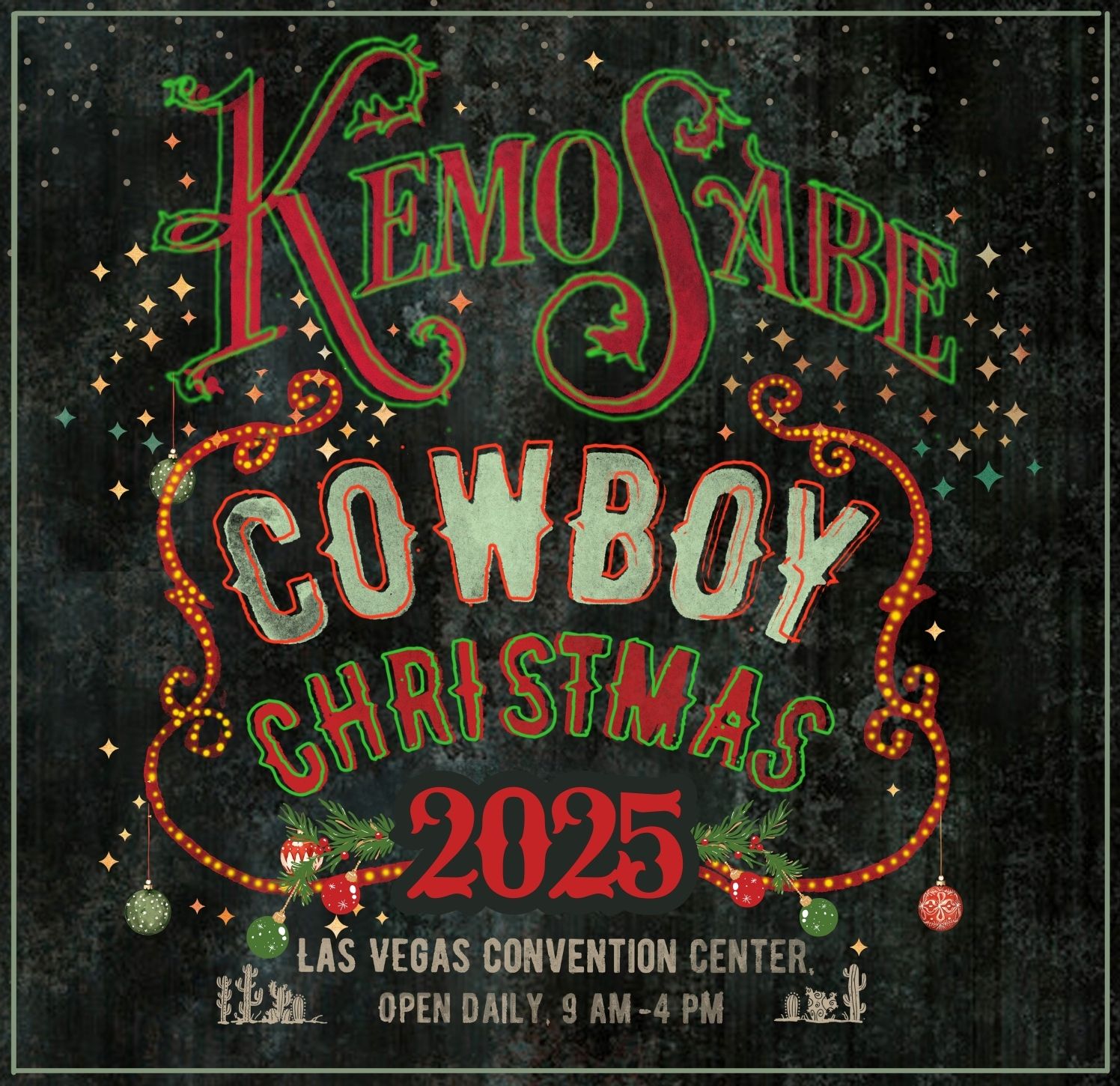 Visit Kemo Sabe at Cowboy Christmas in Las Vegas—December 4-13, 2025